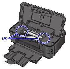 Removing Paper Jammed inside the Printer (iP4920)