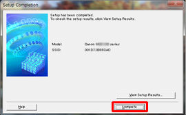 Wireless LAN setup using Advanced Setup Method (Windows) - MX892