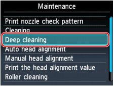 Print a Nozzle Check Pattern / Clean the Print Head Nozzles - MG4220