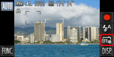 Activating the Touch Shutter function