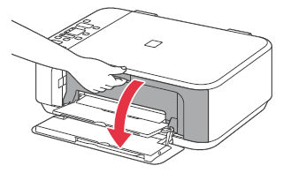 Close the paper output cover MG2120 / MG3120