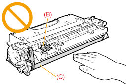 Replacing the Toner Cartridge - imageCLASS MF6100 Series
