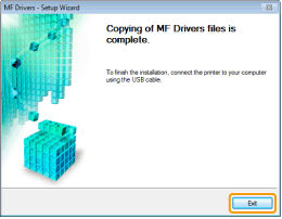 Installing Driver/Software (USB Connection) (MF5900 series/D1300)