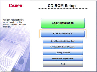 Installing Driver/Software (Network Connection) (MF4570dw)