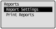 Setting Receive Result Reports to Print Automatically (MF5900 Series ...