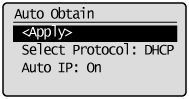 Setting the IP Address