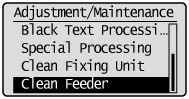Clean the feeder roller, and the scanning area (MF5900 Series/D1300 Series)