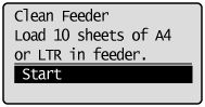 Clean the feeder roller, and the scanning area (MF5900 Series/D1300 Series)