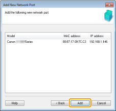 Port Settings to Print in a TCP/IP Environment (MF5900 Series/D1300)