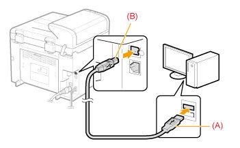 Installing Driver/Software (USB Connection) (MF4570dw)