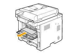 Paper Jams in the Back Cover and Duplex Unit (MF5900 Series/D1300 Series)