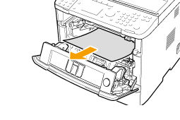 Paper Jams in the Front Cover (MF5900 Series/D1300 Series)