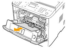 Paper Jams in the Front Cover (MF5900 Series/D1300 Series)