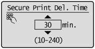 Printing Securely from a Computer - imageCLASS MF6100 series