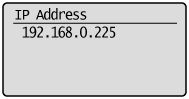 Basic Network Settings (MF8080/MF8380)
