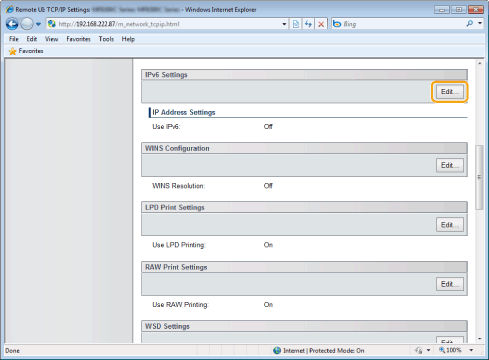 Setting the IP Address (MF8080/MF8380)
