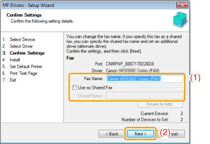 Software Installation for the Network Connection Environment (MF8080/MF8380)