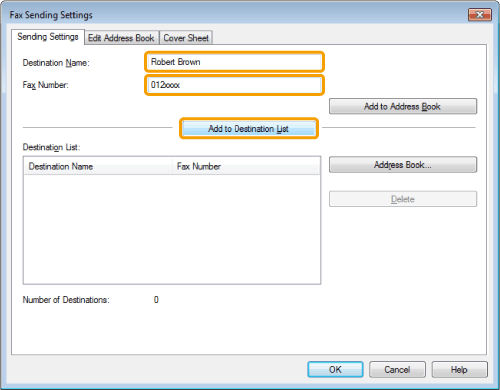 Faxing a Document from a Computer (MF8080/MF8380)