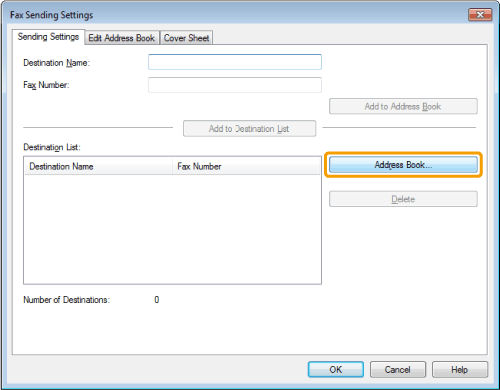 Faxing a Document from a Computer (MF8080/MF8380)