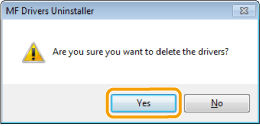 Uninstalling Software (MF8080/MF8380)