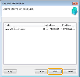 Port Settings to Print in a TCP/IP Environment (MF8080/MF8380)