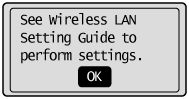 Setting the Wireless LAN Manually (MF8080/MF8380)