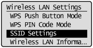 Setting the Wireless LAN Manually (MF8080/MF8380)