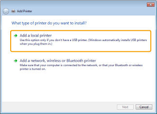 Installing Driver/Software (Network Connection) (MF5900 Series)