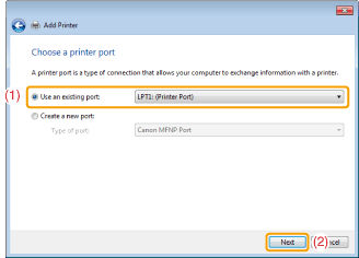 Installing Driver/Software (Network Connection) (MF5900 Series)