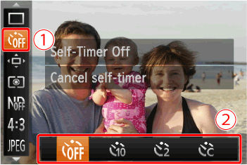 How do I release the shutter automatically using the self-timer and Smart Shutter? (PowerShot S110)