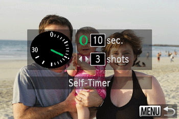 How do I release the shutter automatically using the self-timer and Smart Shutter? (PowerShot S100)