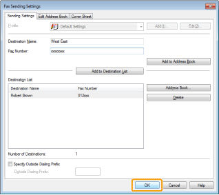 Faxing Documents from Computers - L100