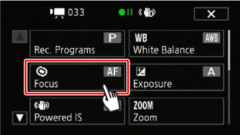 What to do when shots using the autofocus are not in focus