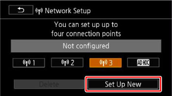 Connecting to a Wireless LAN (Manual Setup)