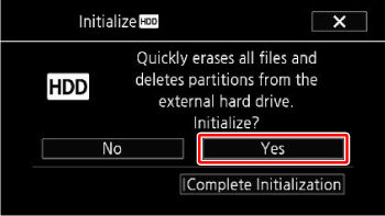 Saving to an External Hard Drive