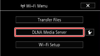 Playing Back Recordings on DLNA Devices