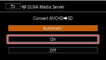 Playing Back Recordings on DLNA Devices