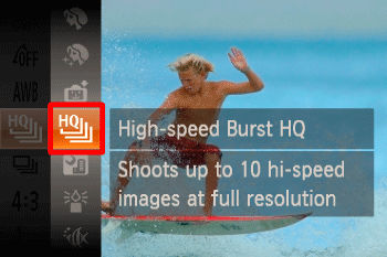 How to set High-Speed Continuous Shooting (High-speed Burst HQ) and ...