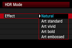 HDR (High Dynamic Range) Shooting (EOS 5D Mark III)