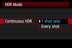 HDR (High Dynamic Range) Shooting (EOS 5D Mark III)