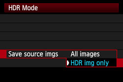 HDR (High Dynamic Range) Shooting (EOS 5D Mark III)