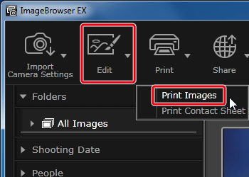 How do I add the date and time to my pictures? (ImageBrowser EX Ver. 1. ...