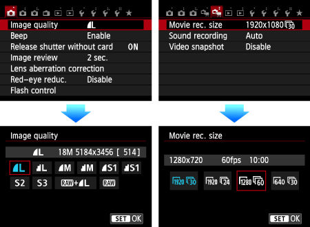 Changing the AF Mode to Use the Live View Function to Shoot Still ...