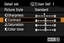 Customizing a Picture Style (EOS REBEL T5i / EOS 700D)