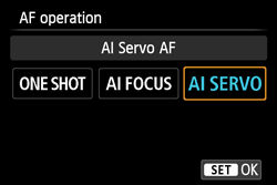 AF Operation: Differences between One-Shot AF, AI Servo AF, and AI ...