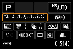 Auto Exposure Bracketing (AEB) (EOS M)