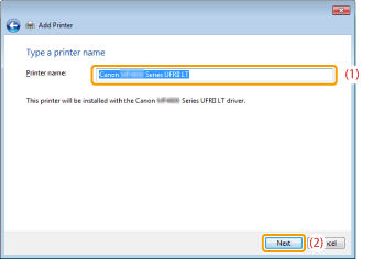 Installing Driver/Software (Network Connection) (MF4890dw/MF4880dw ...