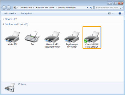 Installing Driver/Software (Network Connection) (MF4890dw/MF4880dw ...