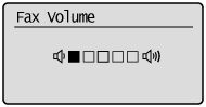 Adjusting the Volume - FAXPHONE L190