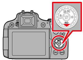 Setting ISO speed (PowerShot G15 / PowerShot SX50 HS)